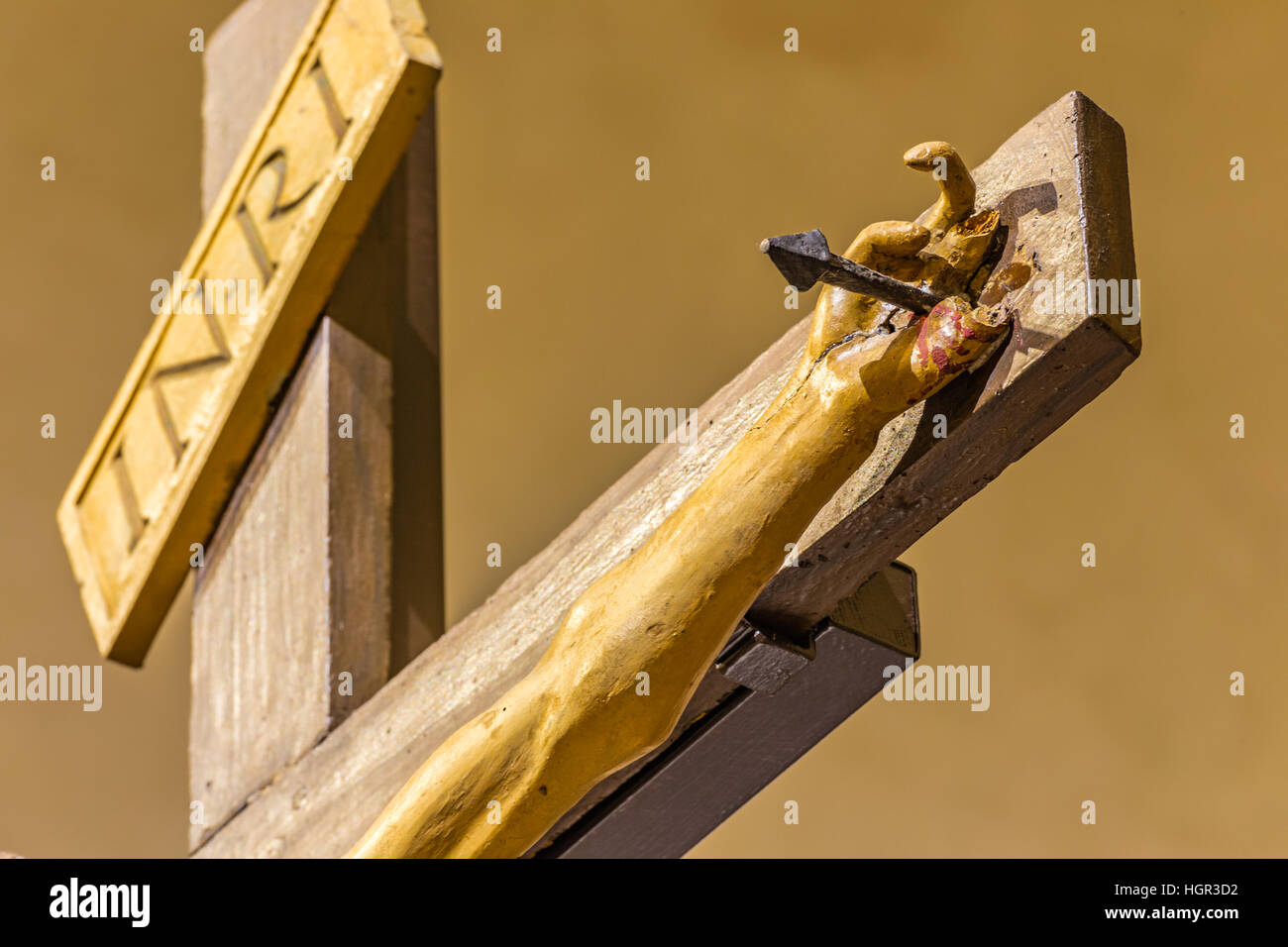 Nailed hand of crucifixion of jesus christ -Fotos und -Bildmaterial in hoher Auflösung – Alamy