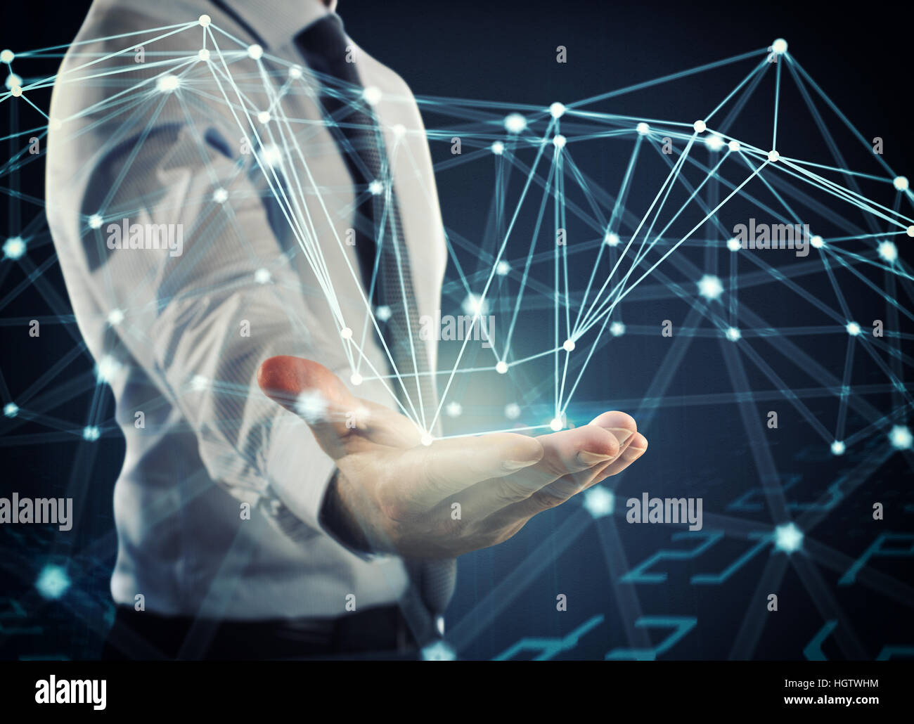 System der Vernetzung des Netzwerks Stockfotografie - Alamy