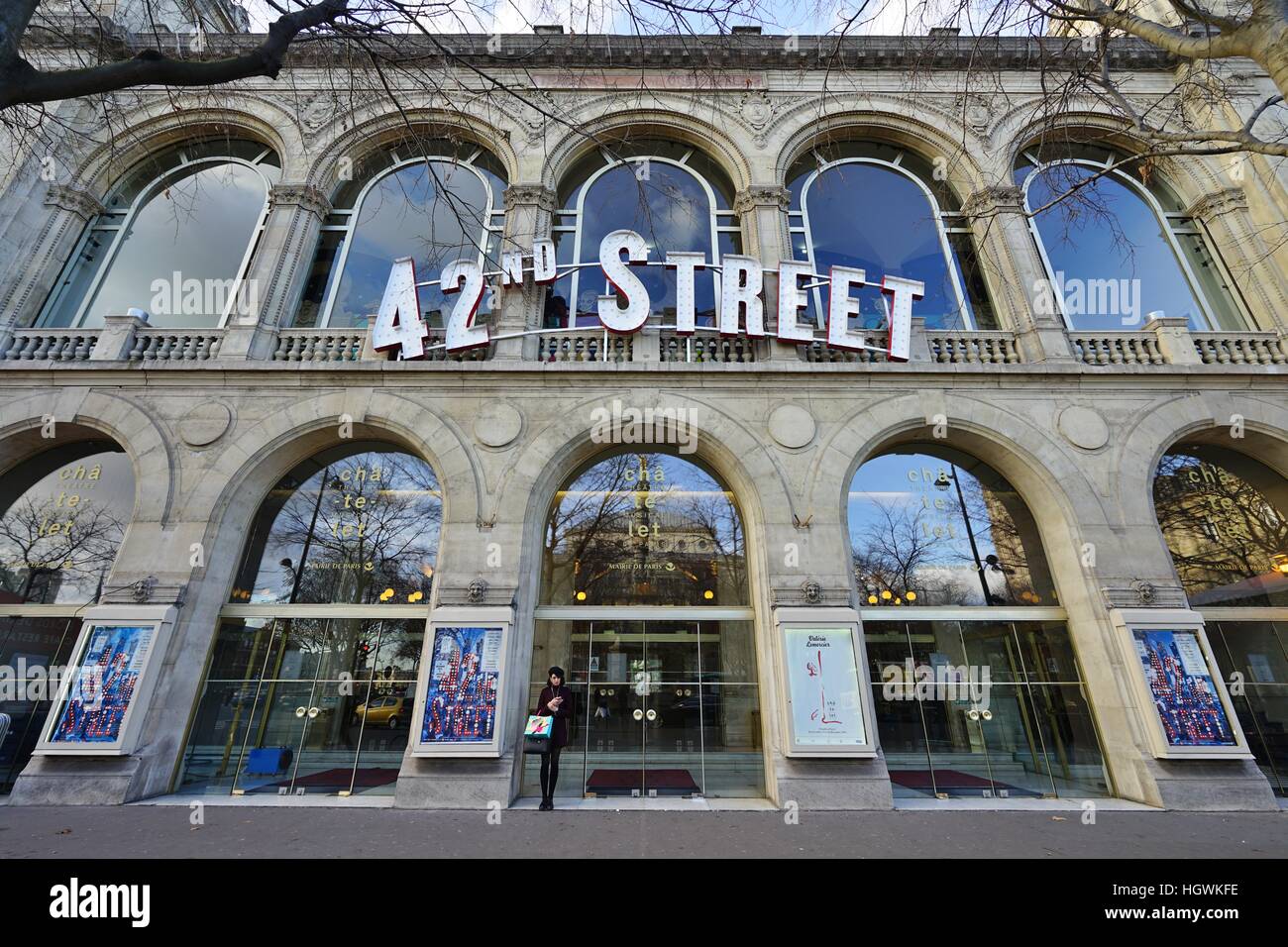 Das Theater Theatre du Chatelet in Paris zeigt die amerikanische ...