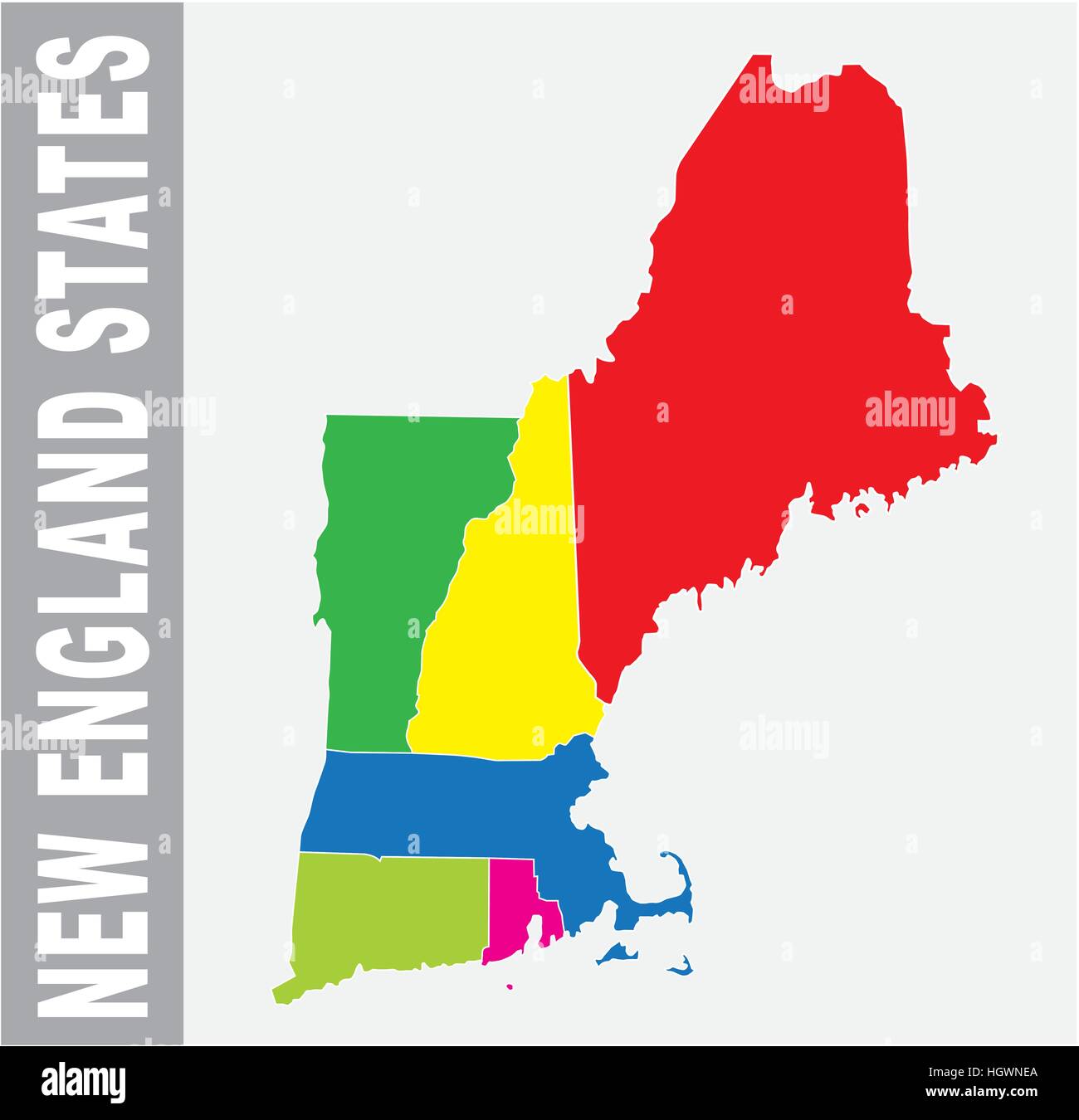 Map Of New England