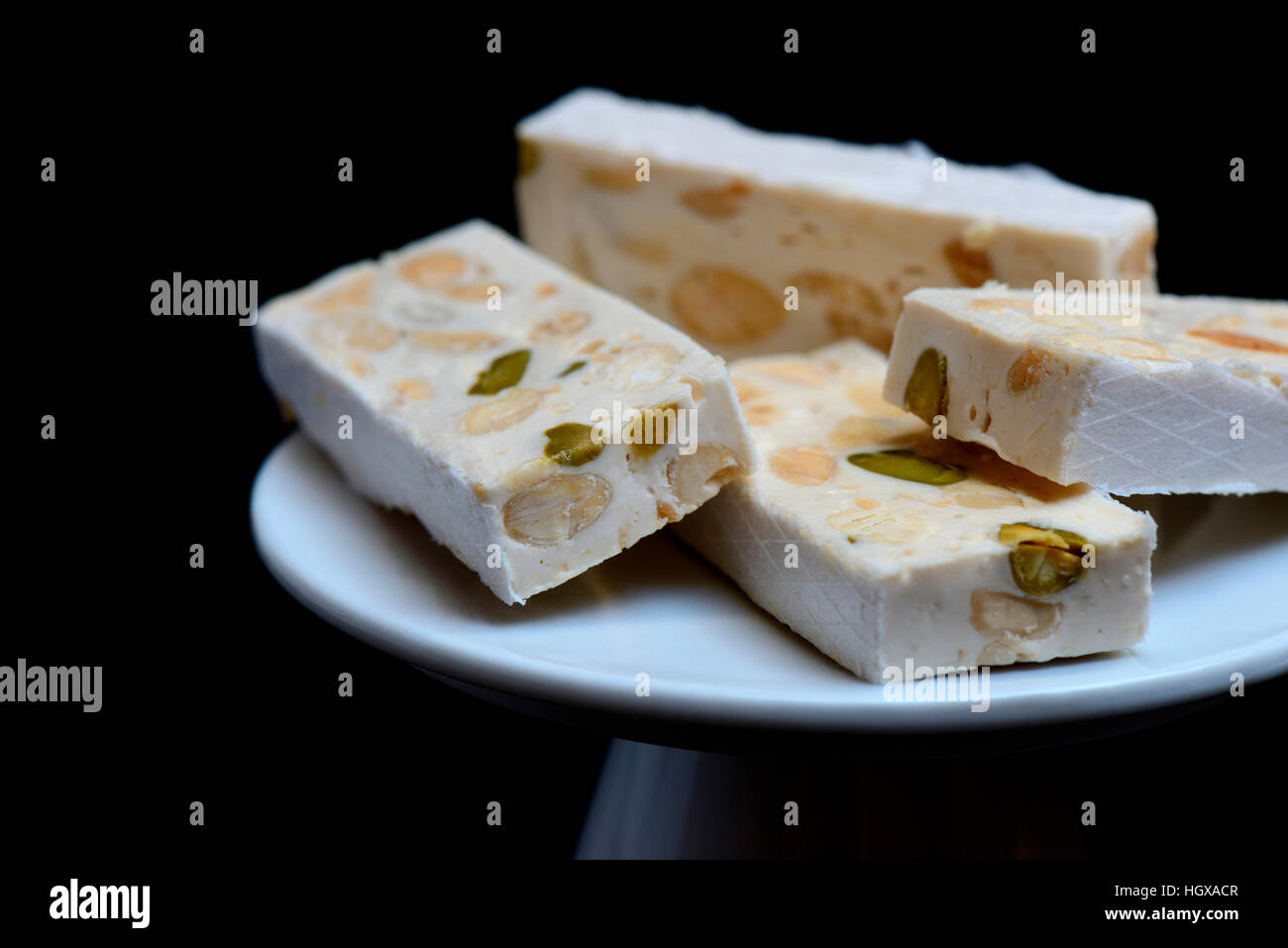Nougat de Montelimar Stockfotografie - Alamy