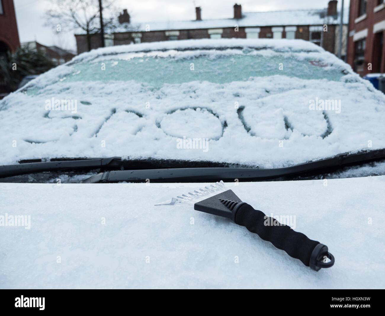 Wort schnee -Fotos und -Bildmaterial in hoher Auflösung – Alamy