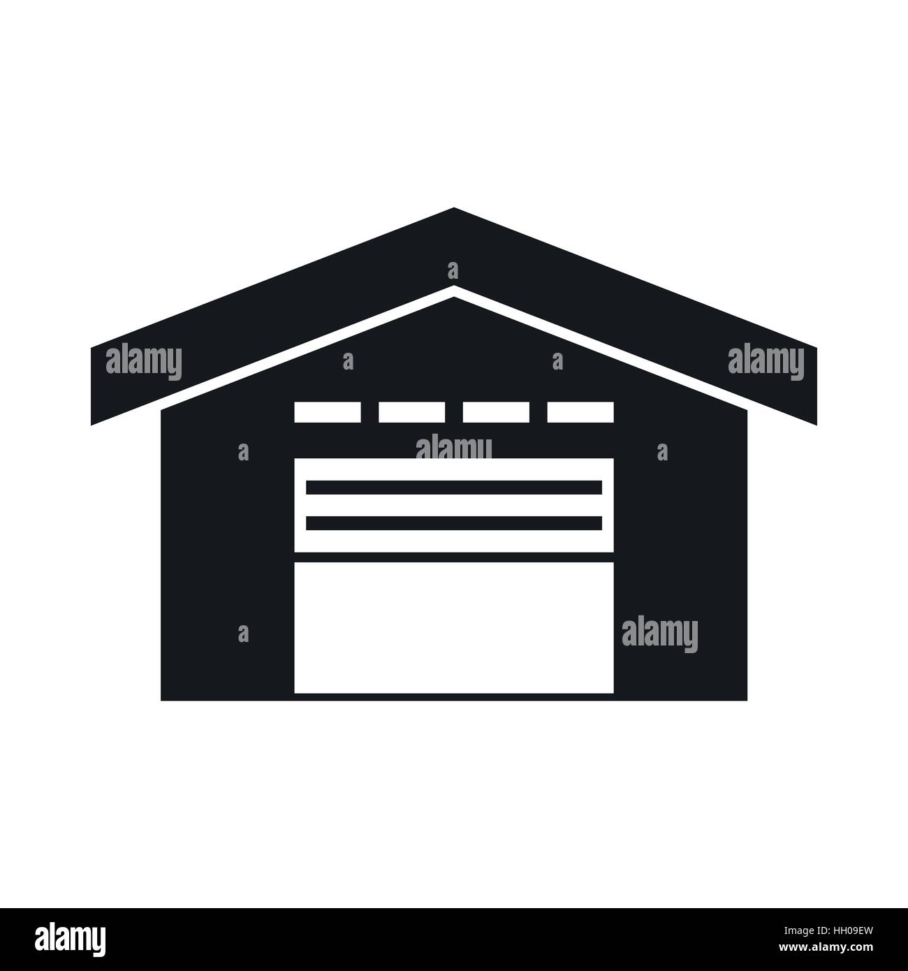 Lager-Symbol im einfachen Stil isoliert auf weißem Hintergrund ...