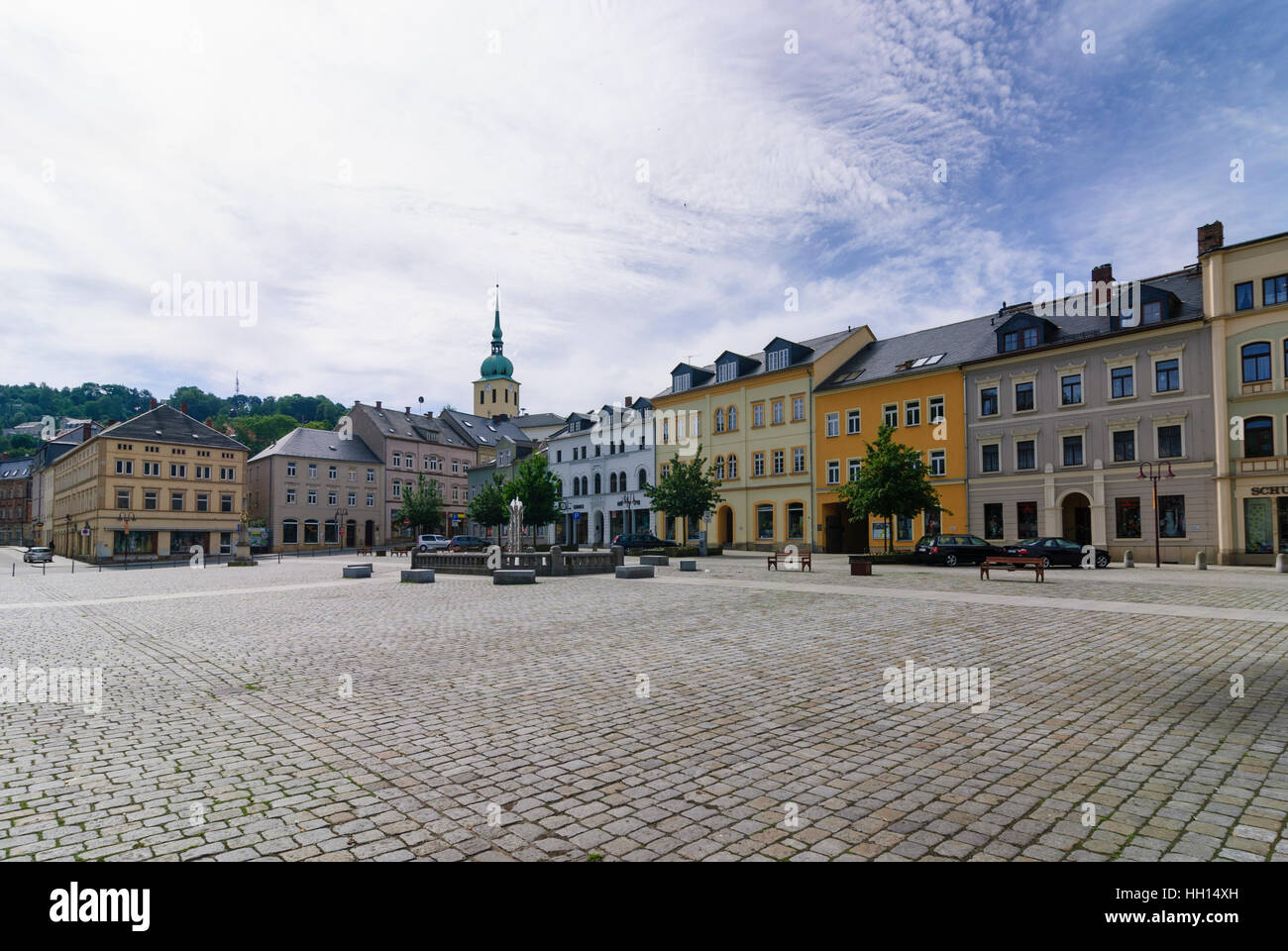 Sebnitz: Marktplatz, Sachsen, Sachsen, Deutschland Stockfotografie - Alamy