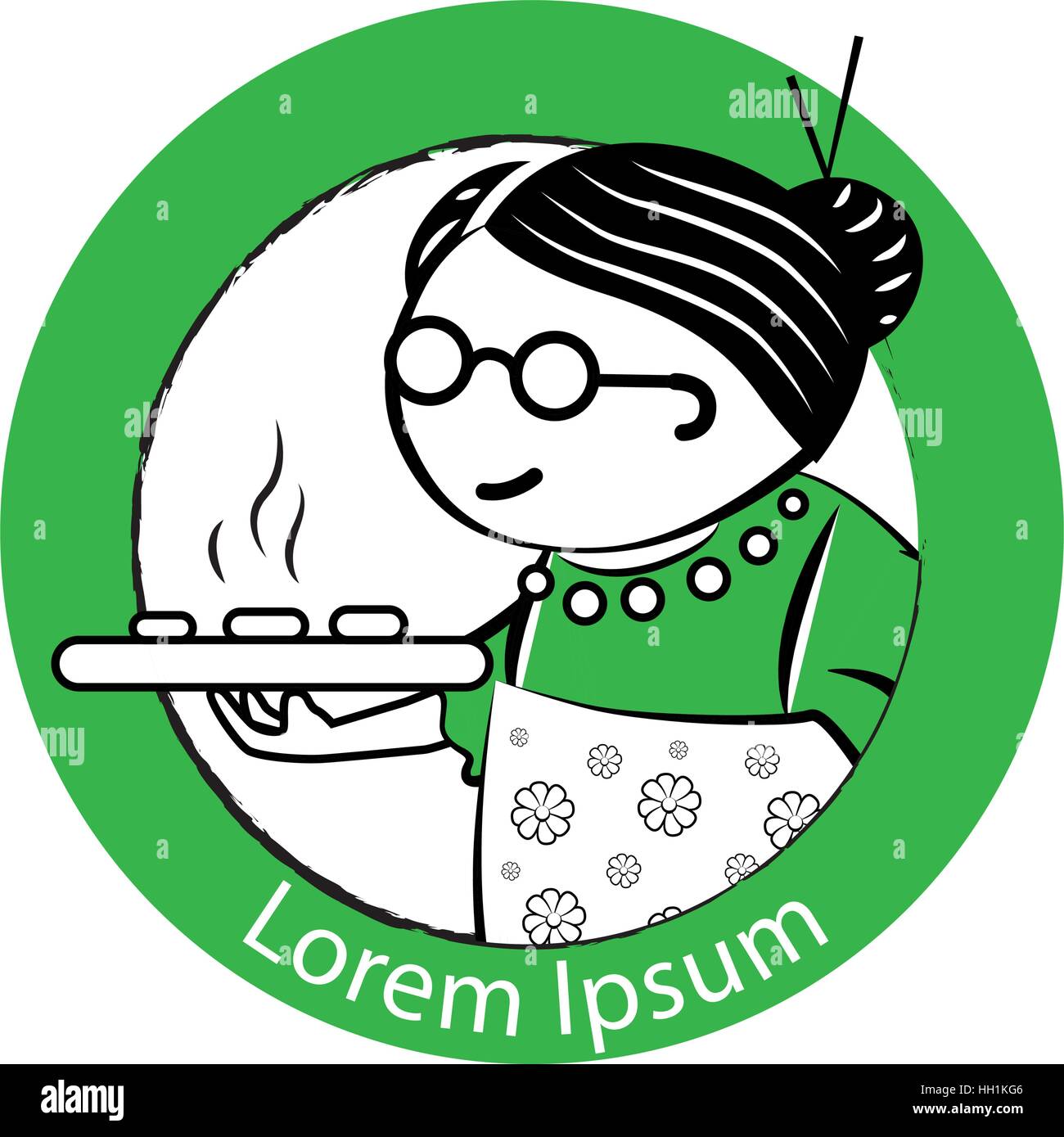 Oma logo Stock-Vektorgrafiken kaufen - Alamy