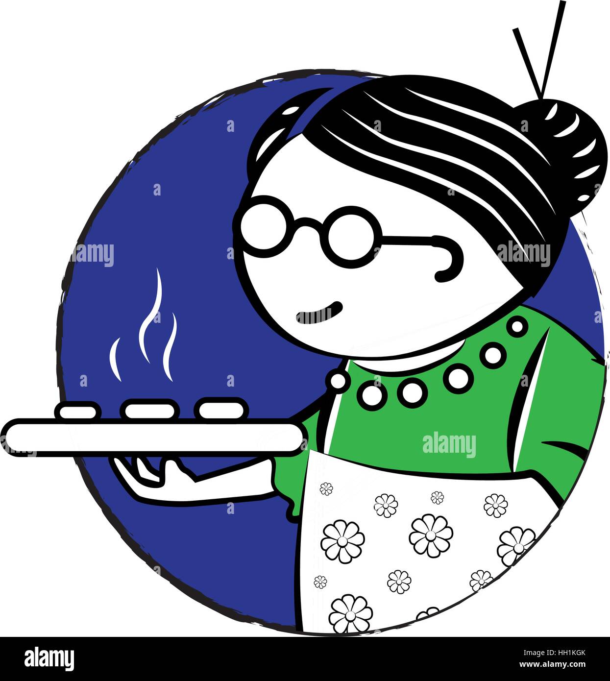 Oma logo Stock-Vektorgrafiken kaufen - Alamy