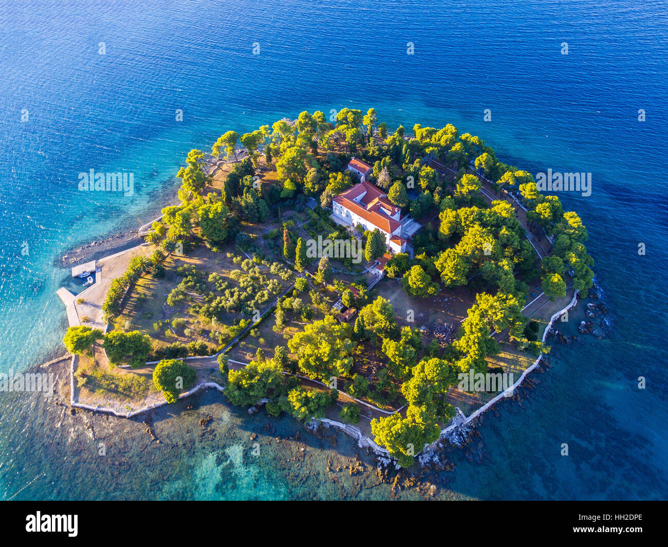 Preko, Insel Ugljan, Adria, Kroatien Stockfotografie - Alamy