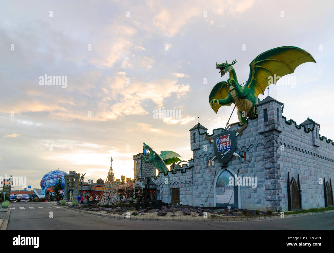 Excalibur City Einkaufszentrum Stockfotos und -bilder Kaufen - Alamy