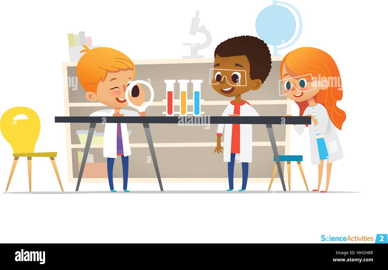 Science experiment cartoon -Fotos und -Bildmaterial in hoher Auflösung ...