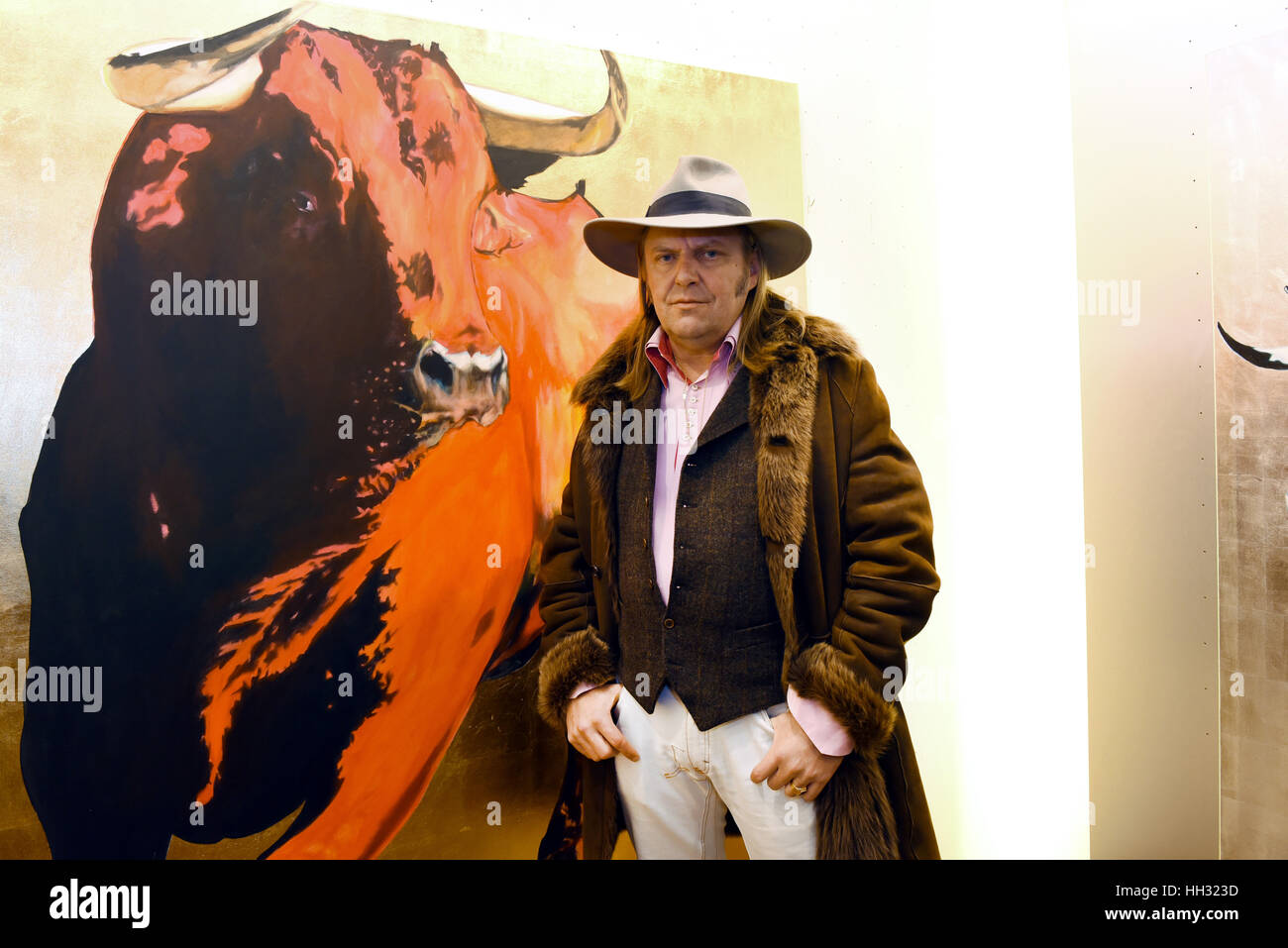 German polish painter adam pete pictured -Fotos und -Bildmaterial in ...