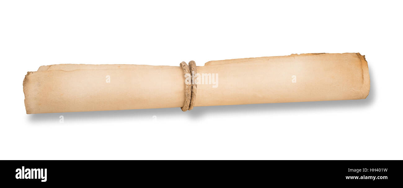 Gerolltes pergament -Fotos und -Bildmaterial in hoher Auflösung – Alamy