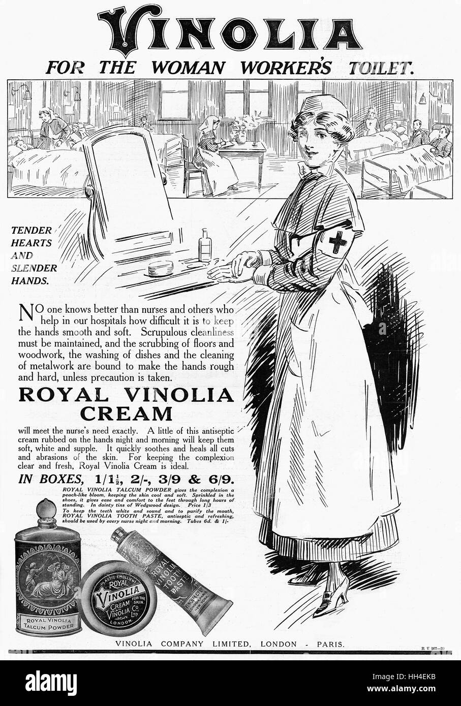 Vinolia ww1 werbung -Fotos und -Bildmaterial in hoher Auflösung – Alamy