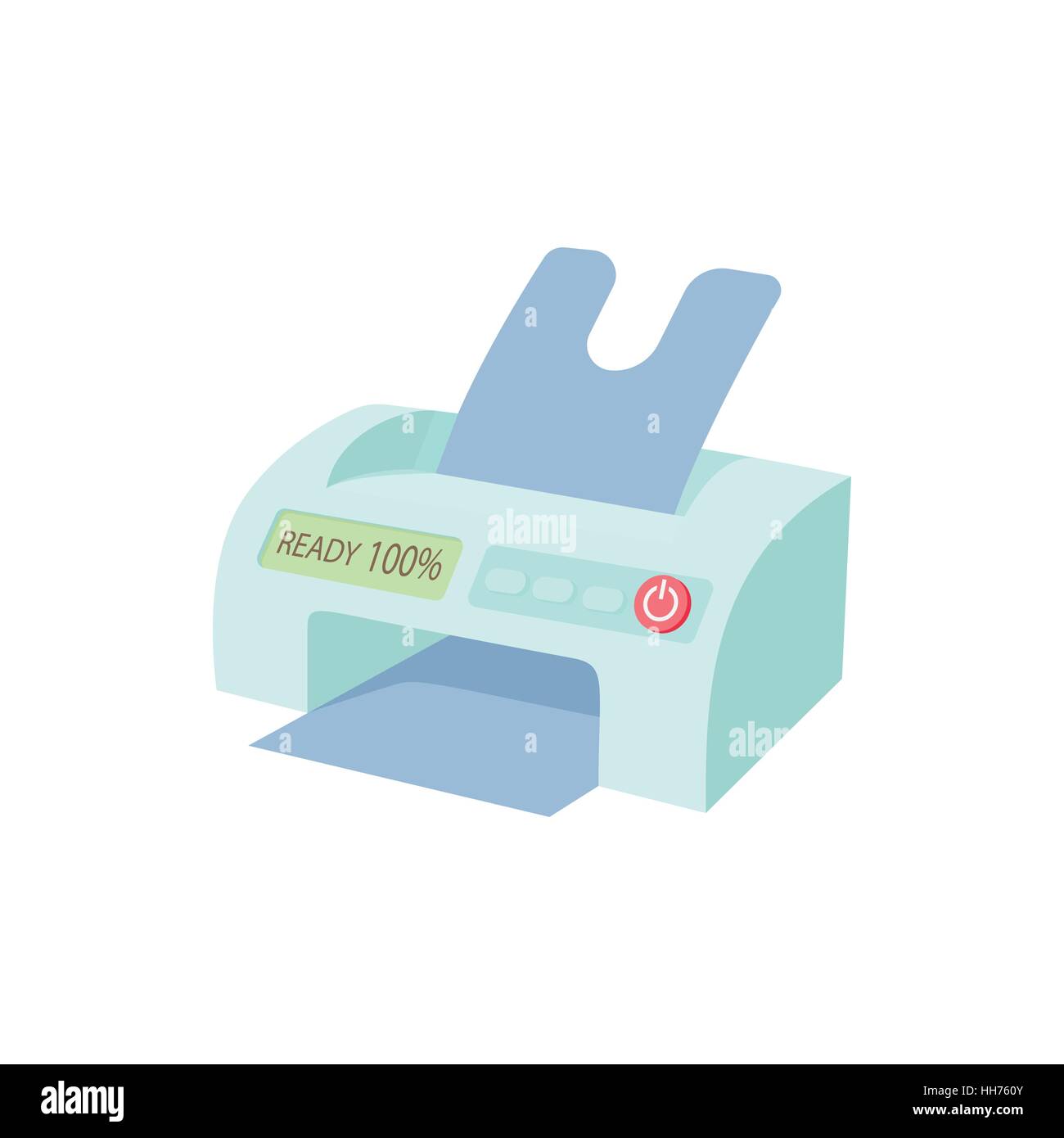 Drucker cartoon Ausgeschnittene Stockfotos und -bilder - Alamy