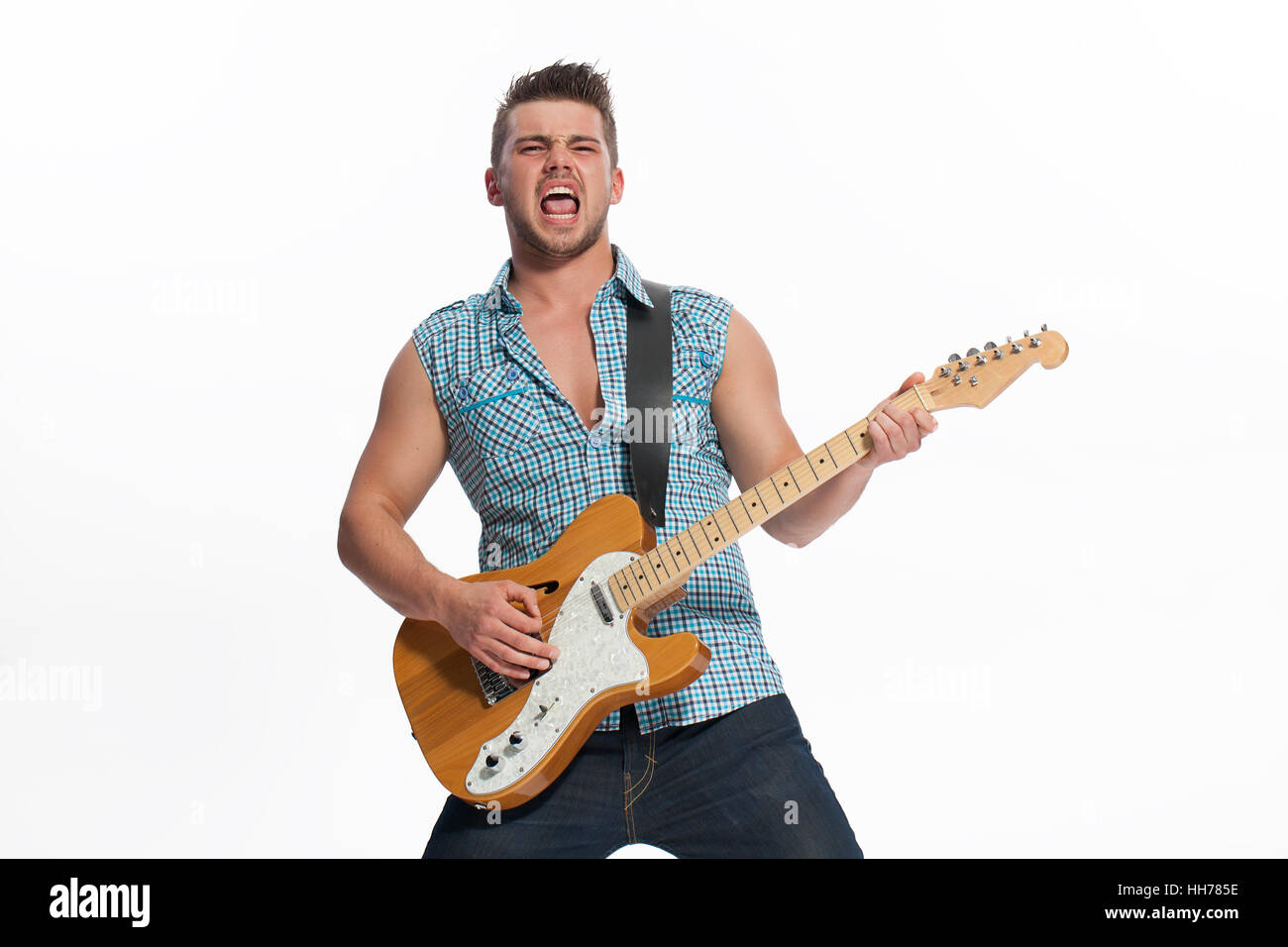 Rock'n'roll Musiker Stockfotos und -bilder Kaufen - Alamy