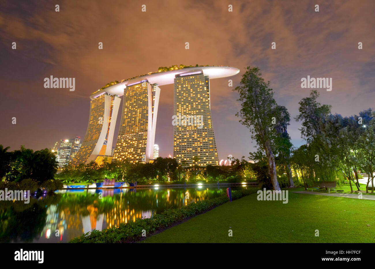 Marina sands resort Stockfotos und -bilder Kaufen - Alamy