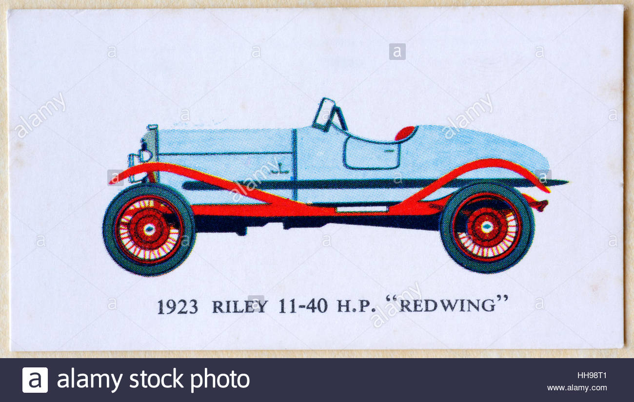 Riley 11-40 HP REDWING 1923 Abbildung Stockfotografie - Alamy