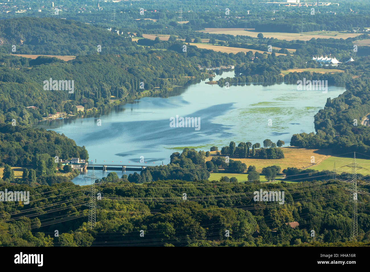 Kemnader Stausee, Kemnader See, Kemnade, Hattingen, Witten, Bochum ...