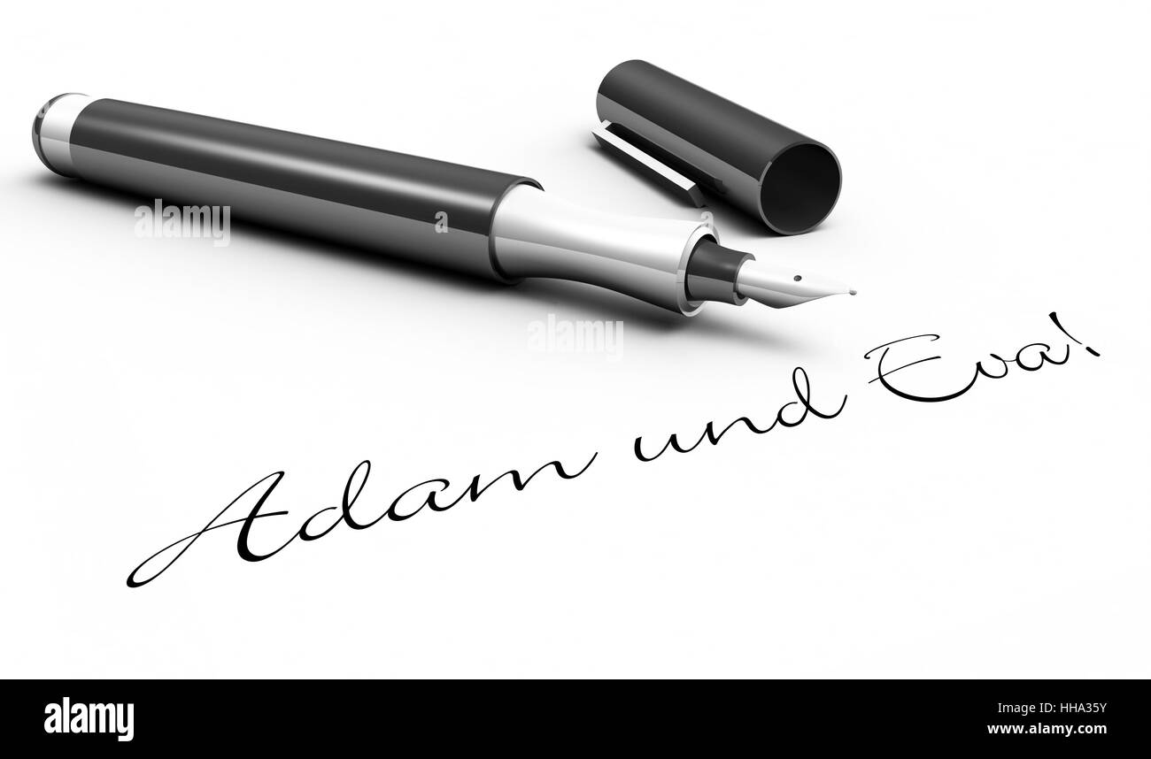 Original sin adam eve Schwarzweiß-Stockfotos und -bilder - Alamy