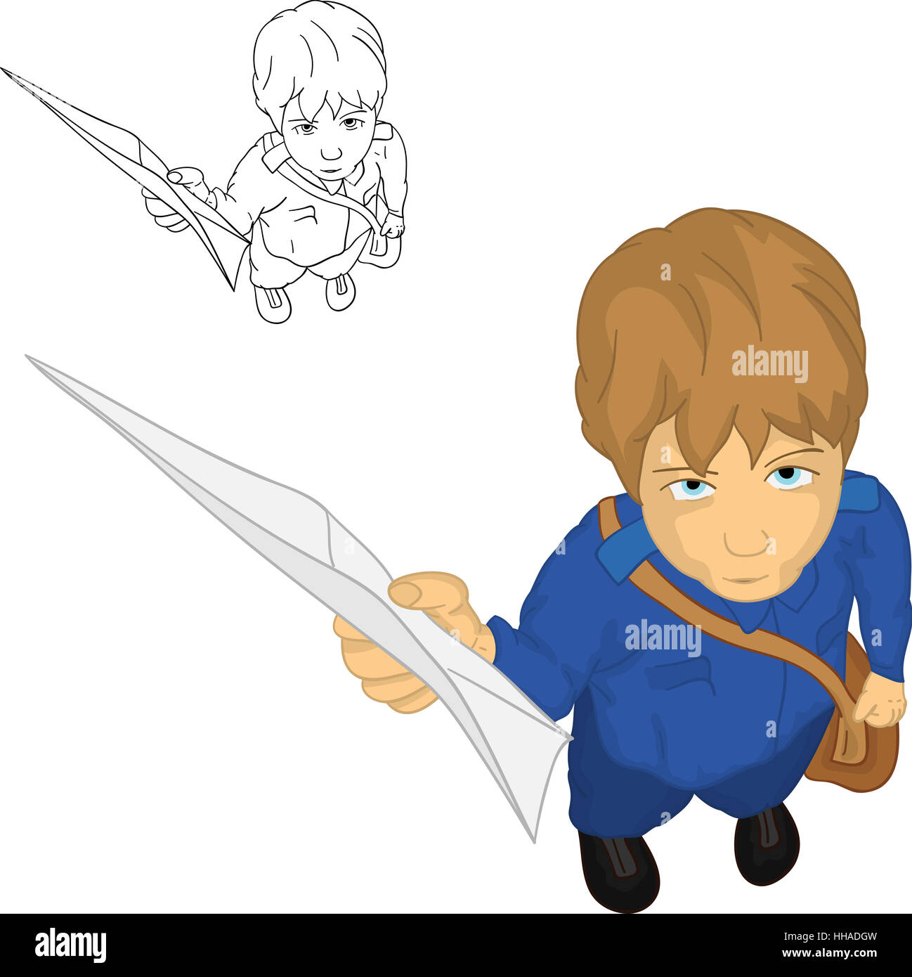 Illustration, zeichnen, Cartoon, Hand Job, isoliert, Geburt, Geburt ...