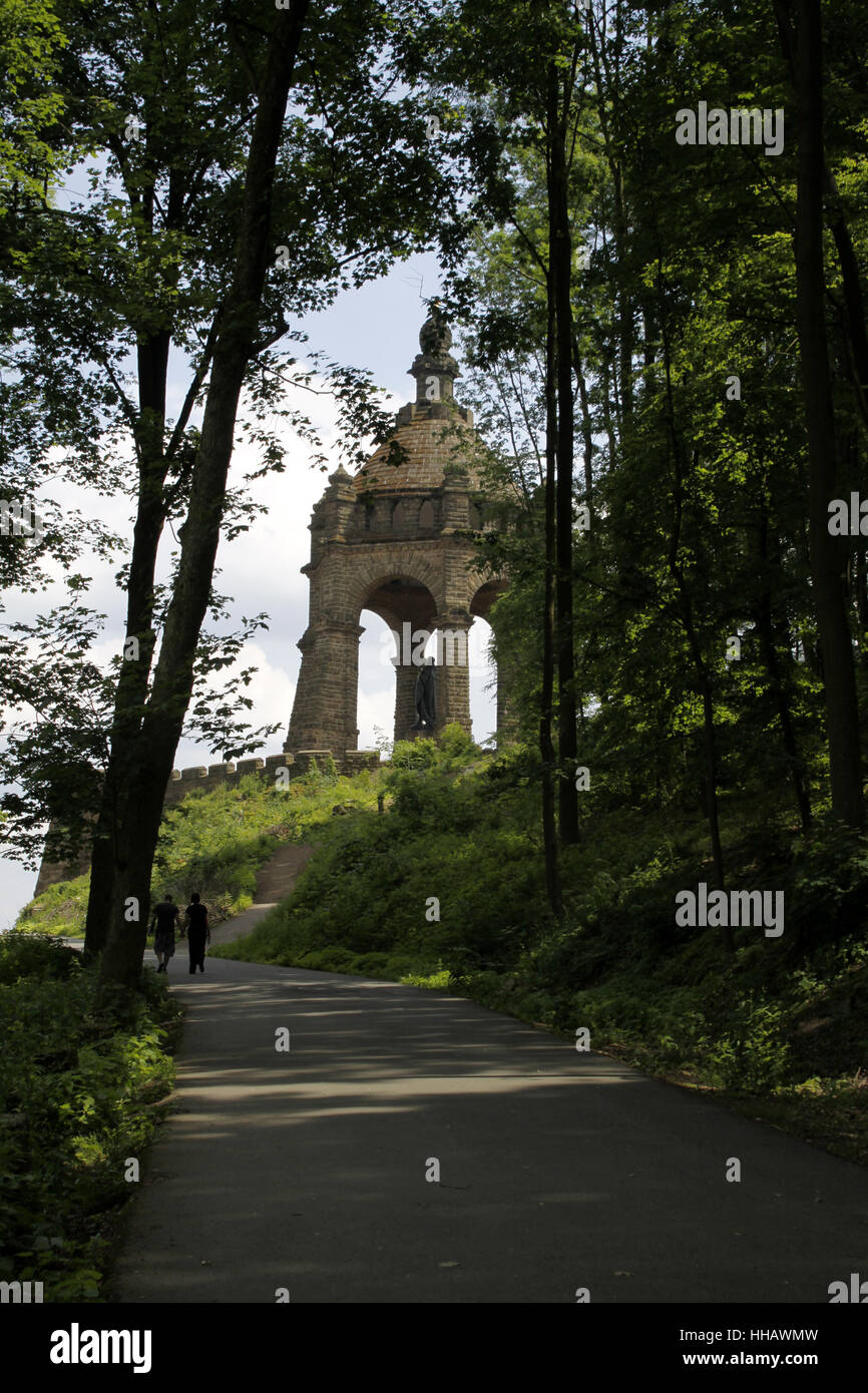 Kaiser-Wilhelm-Denkmal (Porta Westfalica Stockfotografie - Alamy