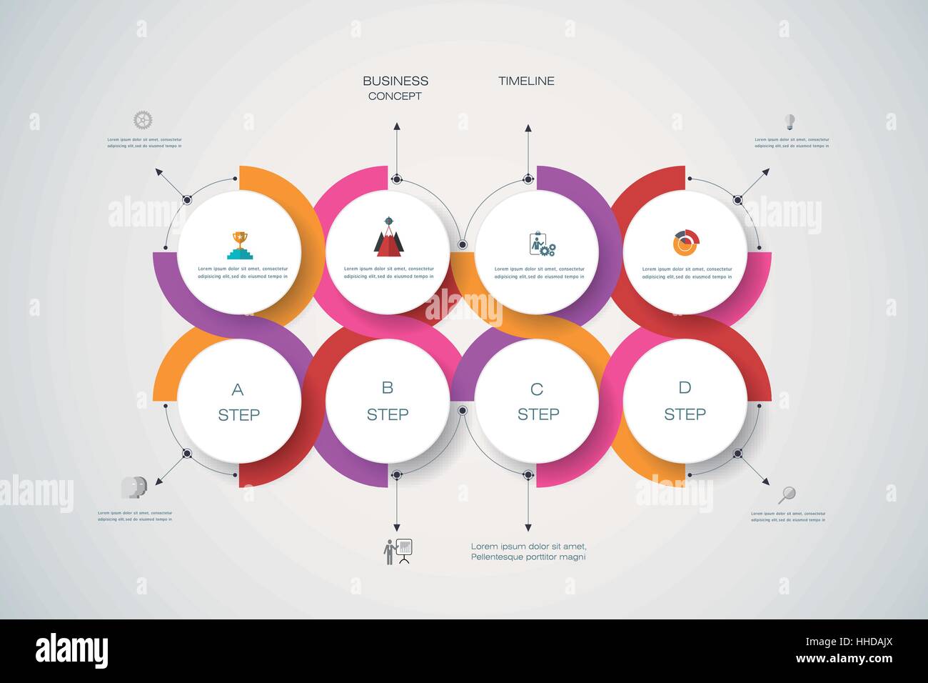 Vorlagen infografik Stock-Vektorgrafiken kaufen - Alamy