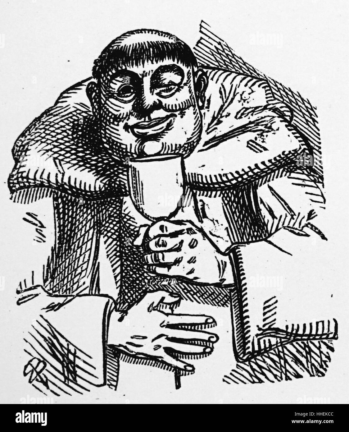 Abbildung mit dem Titel "Greyfriar gut leben" für ein Gedicht von John ...