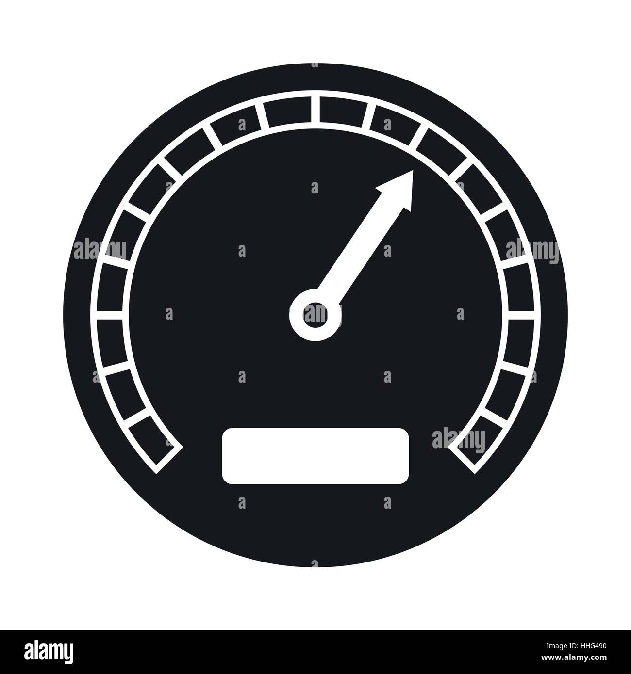 Tacho-Symbol im einfachen Stil Stock-Vektorgrafik - Alamy