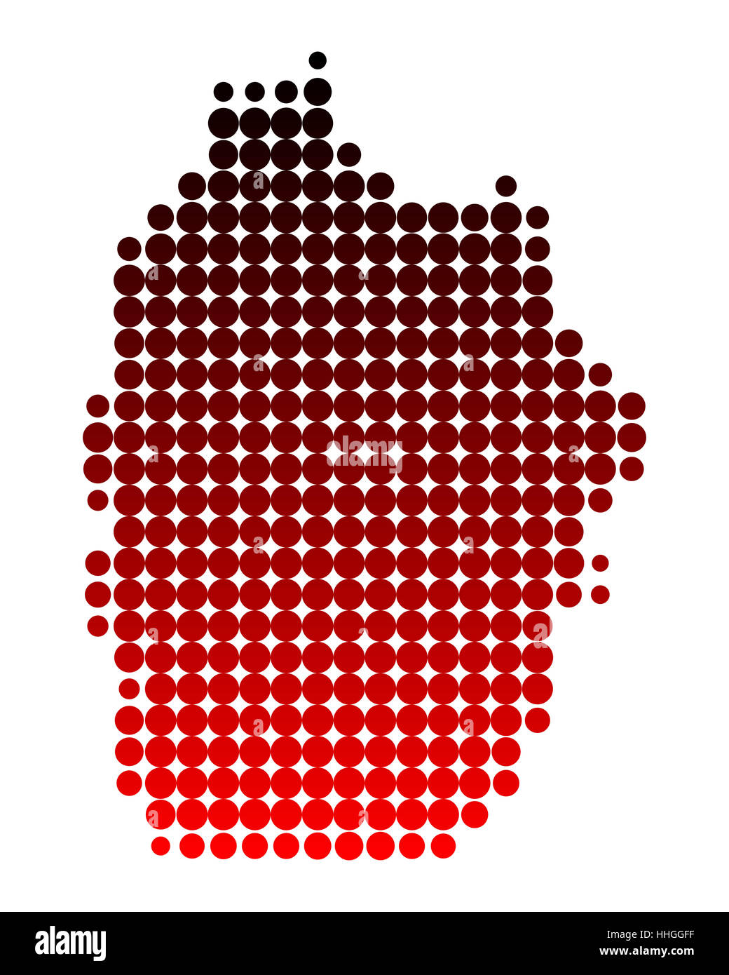 Karte der insel flores -Fotos und -Bildmaterial in hoher Auflösung – Alamy