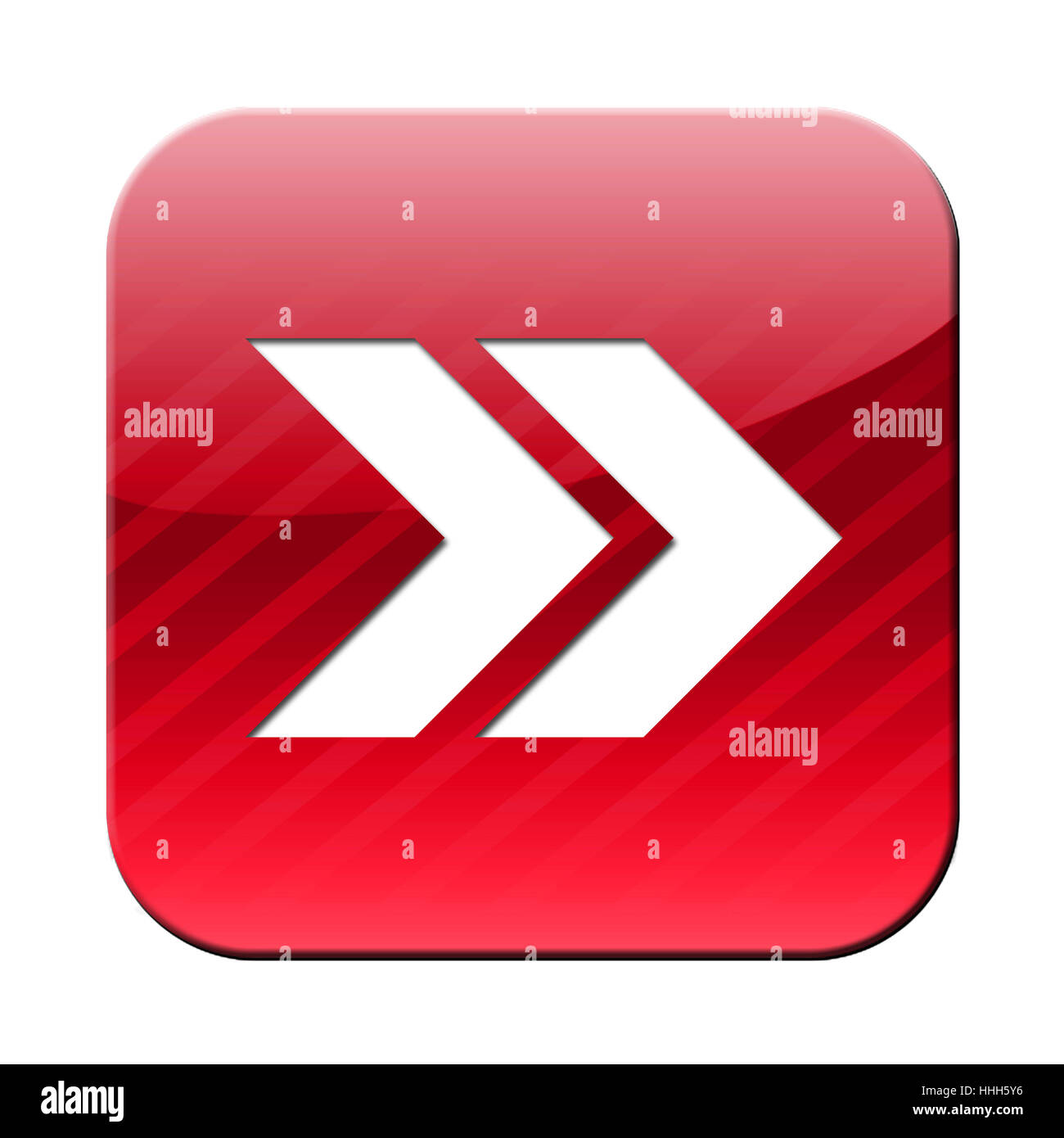 Richtung, nach vorne rechts, zurück, weiter, Piktogramm, Symbol ...