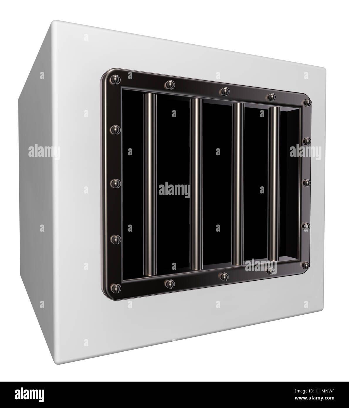 Jail window Ausgeschnittene Stockfotos und -bilder - Alamy