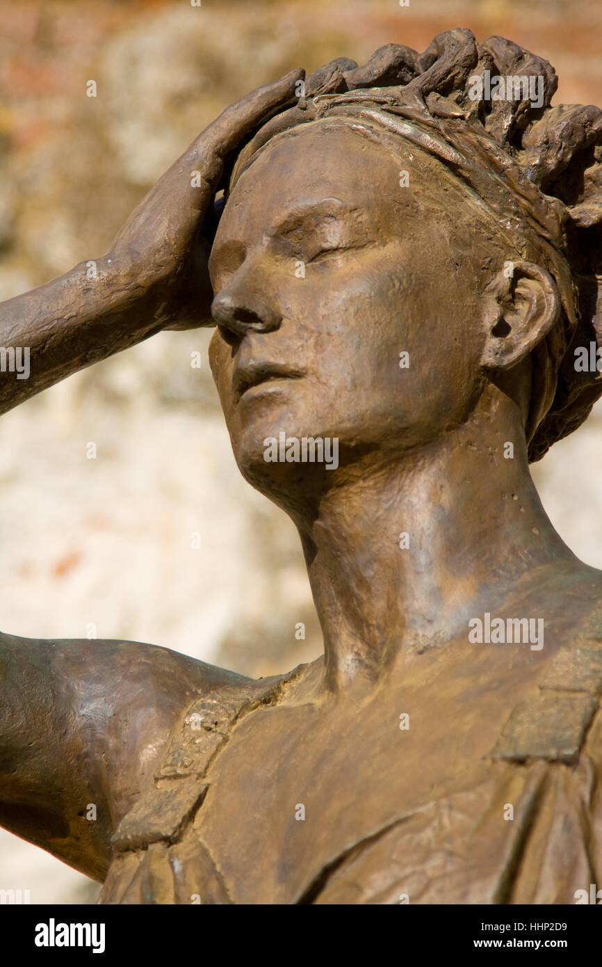 Frau, Statue, Gesicht, Skulptur, Pose, Büste, Roman, posieren, Haltung ...