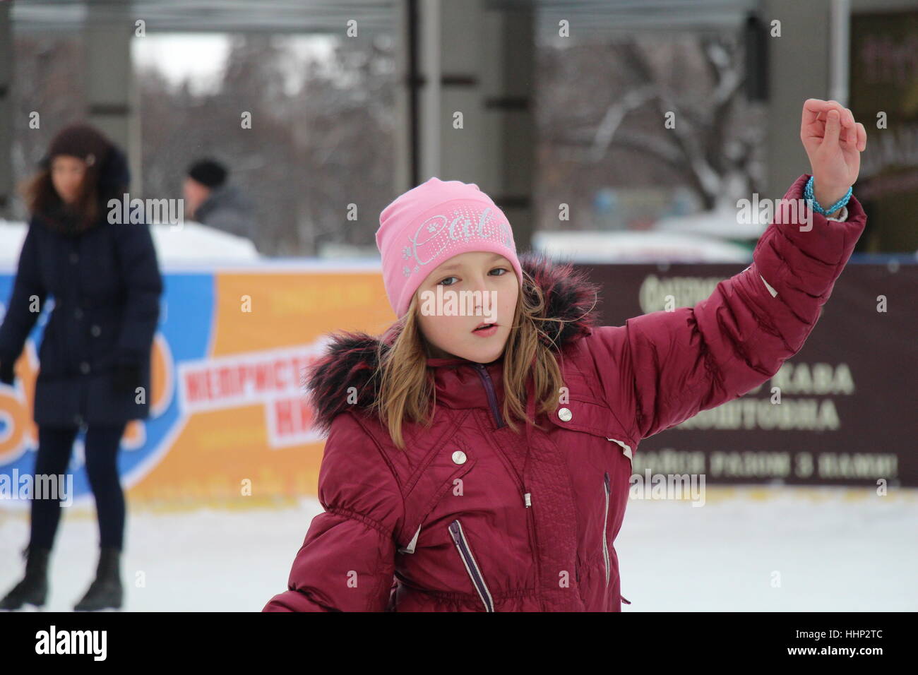 Lena-Säulen. Über den Fluss Lena ist was in der sibirischen Region hoch ...