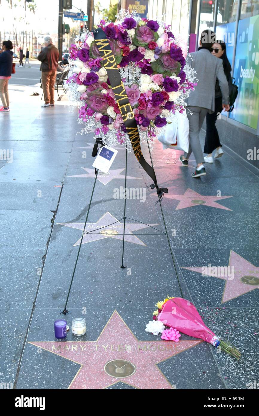 Los Angeles, Kalifornien, USA. 25. Januar 2017. Mary Tyler Moore ...