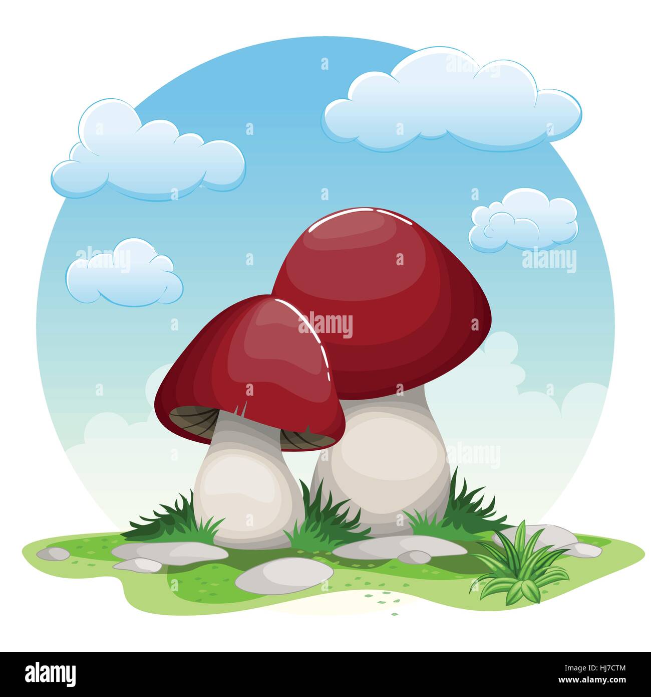 Mushroom vector vectors -Fotos und -Bildmaterial in hoher Auflösung – Alamy