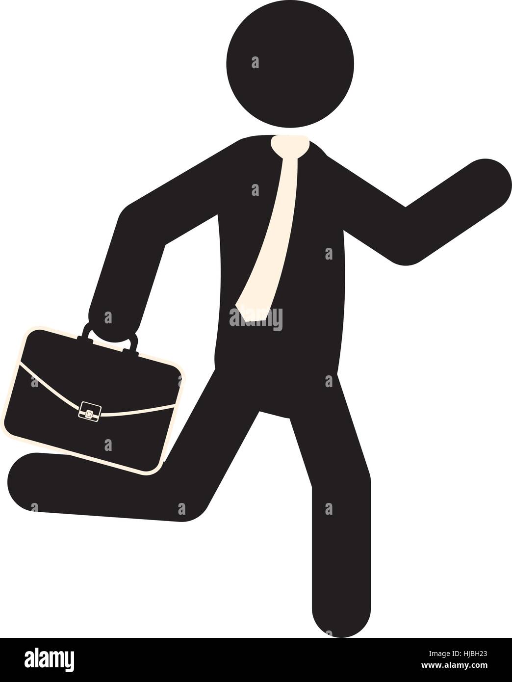 Geschäftsmann executive Piktogramm Symbol Vektor Illustration Grafik ...