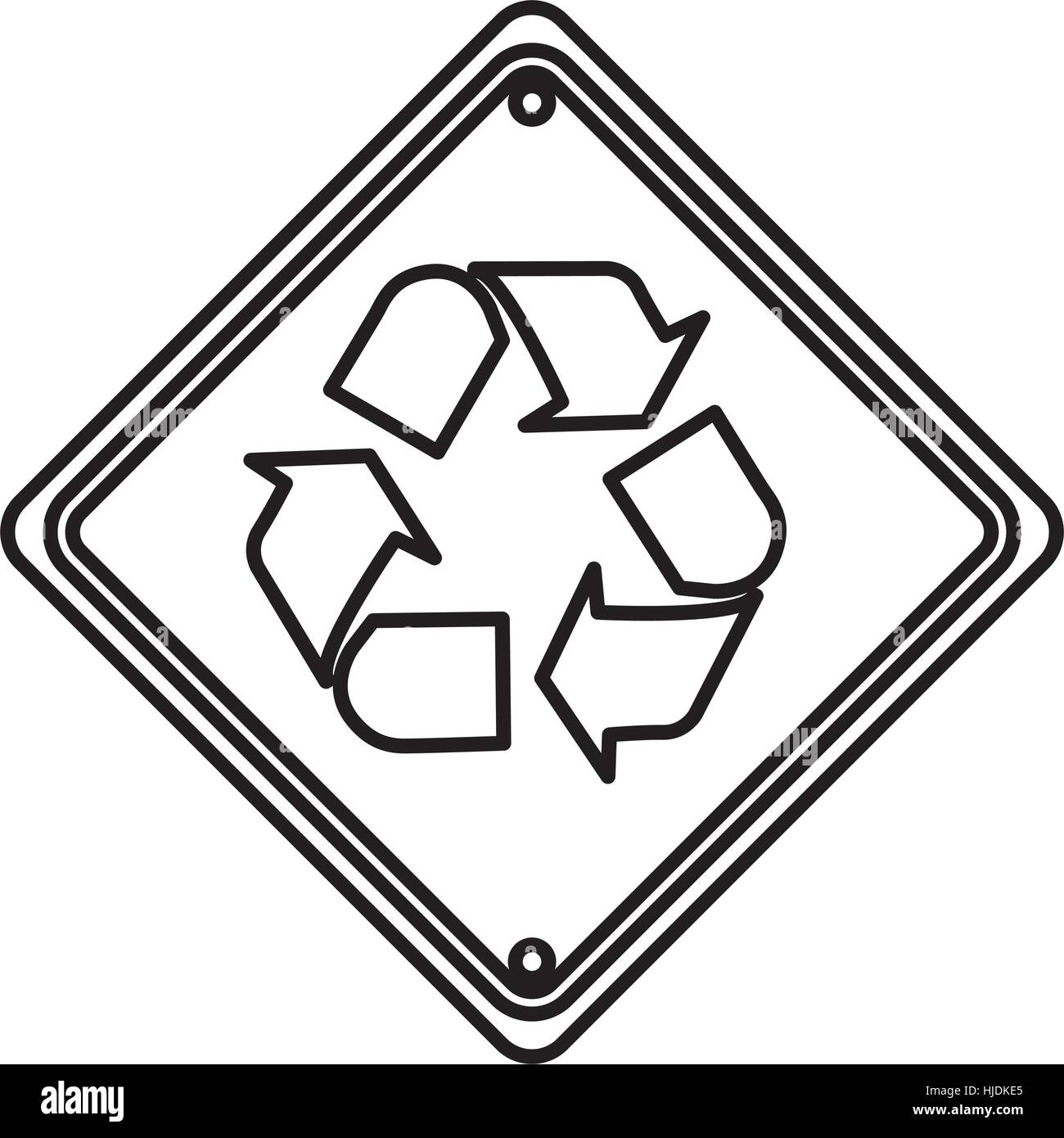 Recycle Symbol Zeichen Symbol Vektor-Illustration-design Stock ...