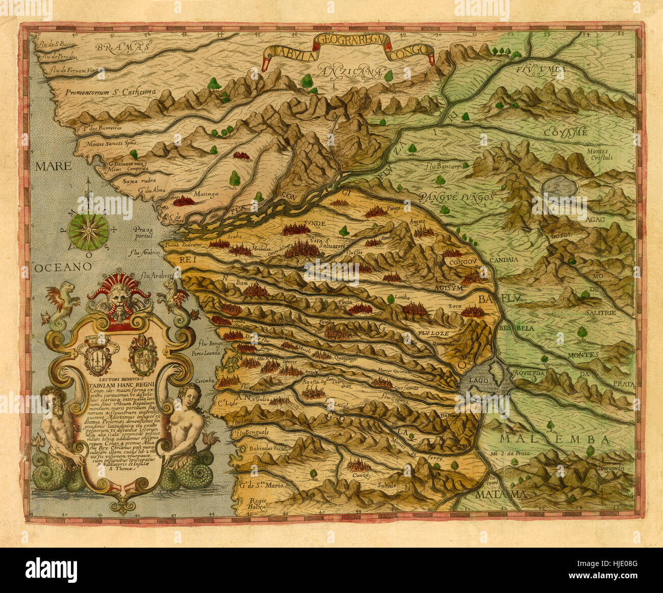 Map of the congo -Fotos und -Bildmaterial in hoher Auflösung – Alamy