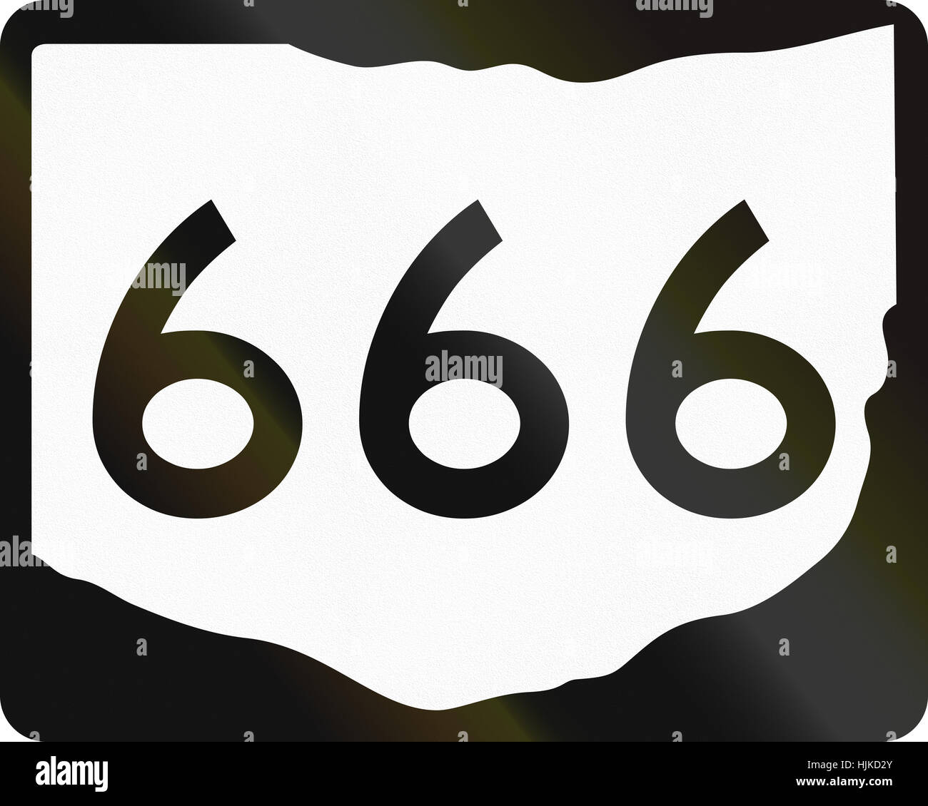 Schild 666 -Fotos und -Bildmaterial in hoher Auflösung – Alamy