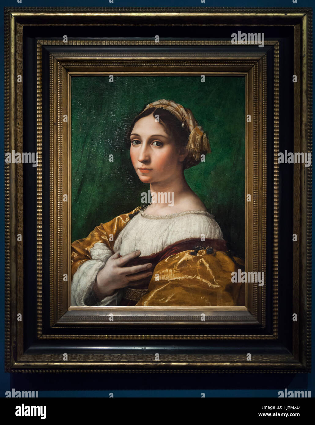 Porträt einer jungen Frau (1515-1520) von italienischen Renaissance ...