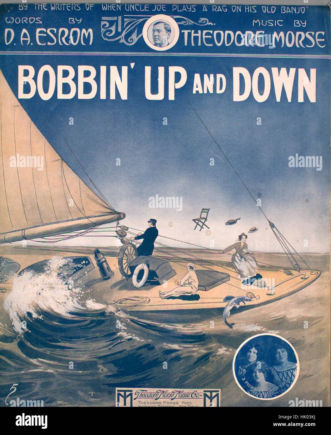 Noten-Cover-Bild von dem Lied "Bobbin' rauf und runter", mit ...