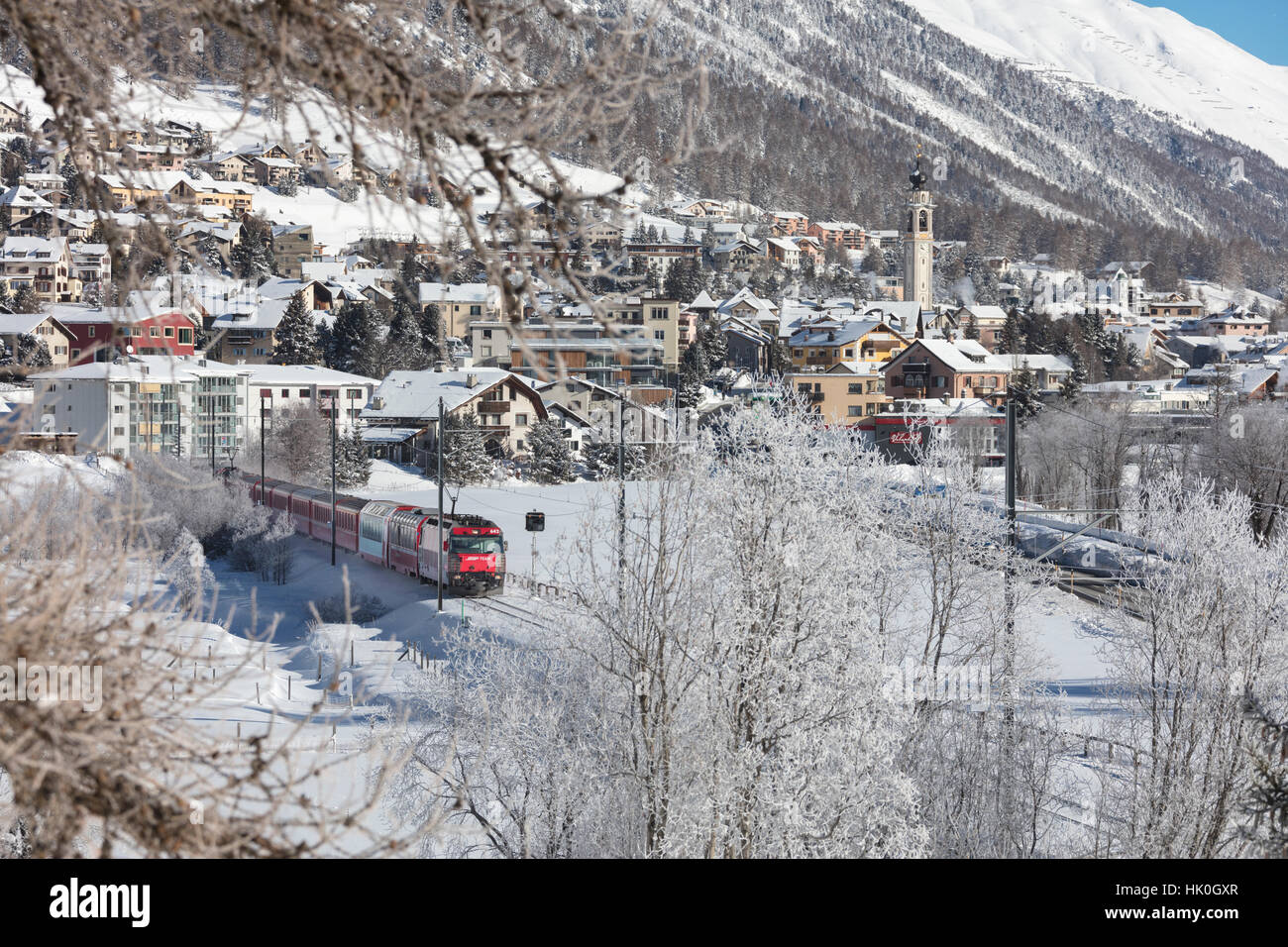 Samedan winter -Fotos und -Bildmaterial in hoher Auflösung – Alamy