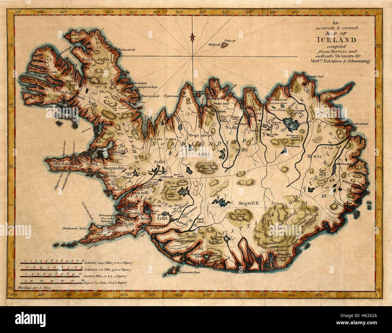 Vintage island karte -Fotos und -Bildmaterial in hoher Auflösung – Alamy