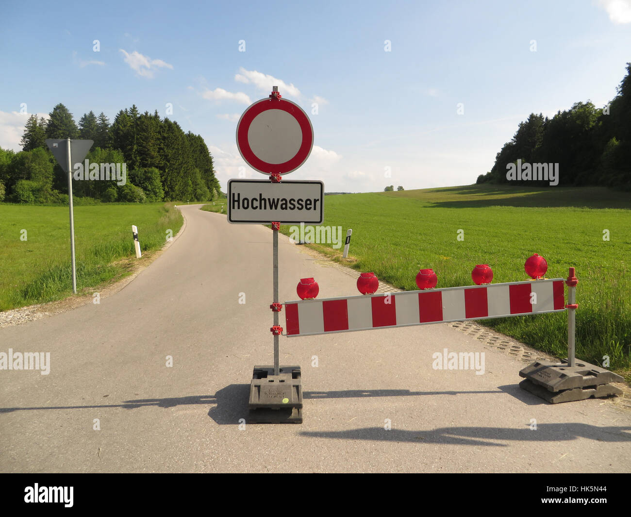 Zeichen, Signal, Gefahr, unzugänglich, Flut, Flut, Warnung, Sperre ...