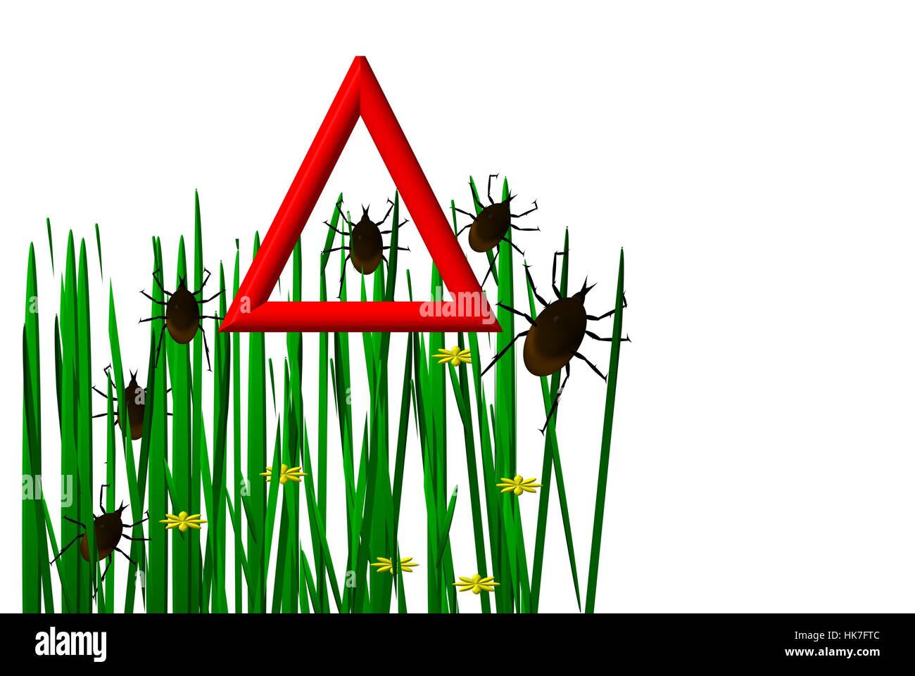 Insekt, Insekten, Parasiten, Zecken, Holzbock, Zecken, Zeichen, Signal ...