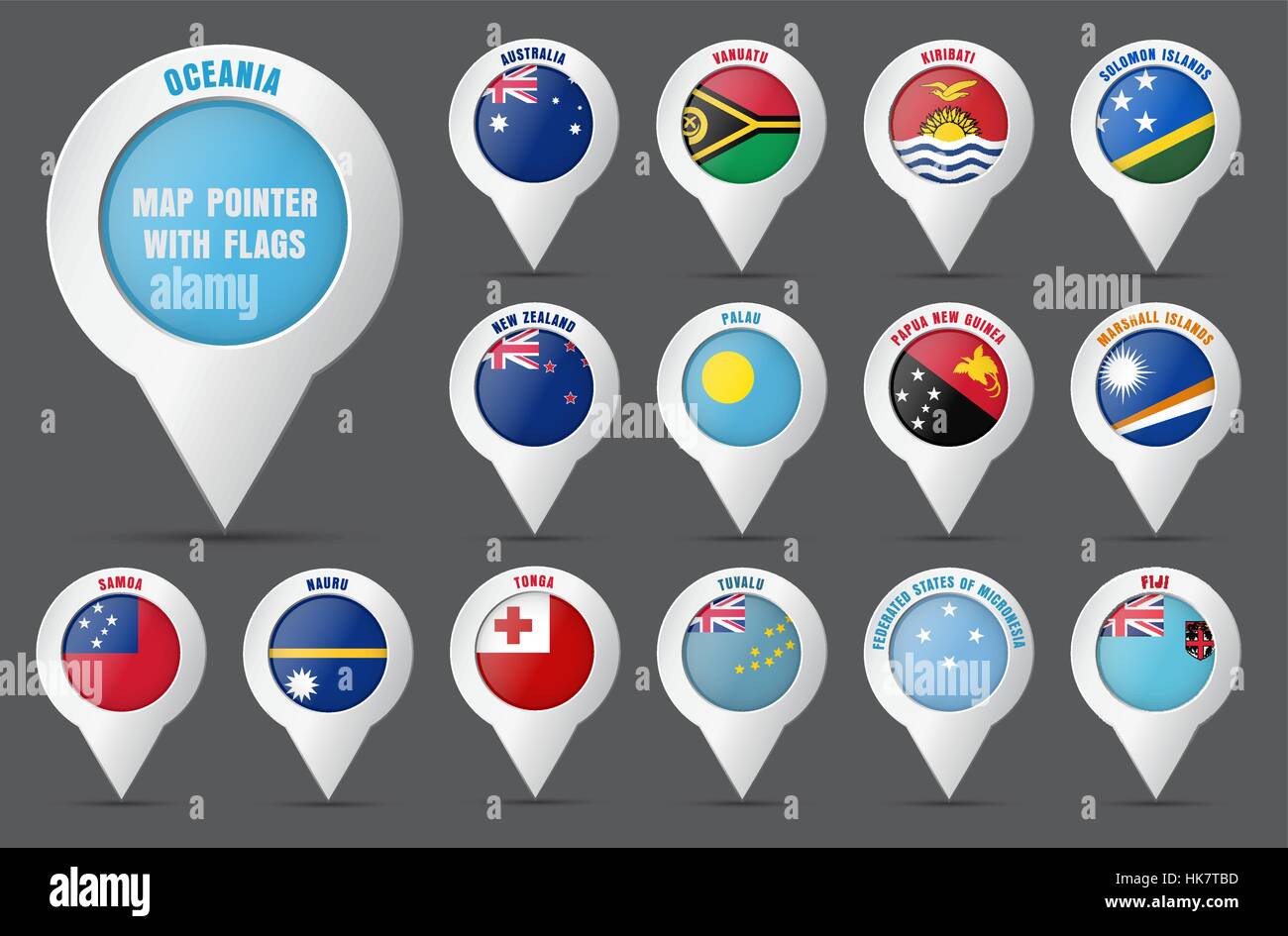 Alle flaggen der welt mit namen Stock-Vektorgrafiken kaufen - Alamy