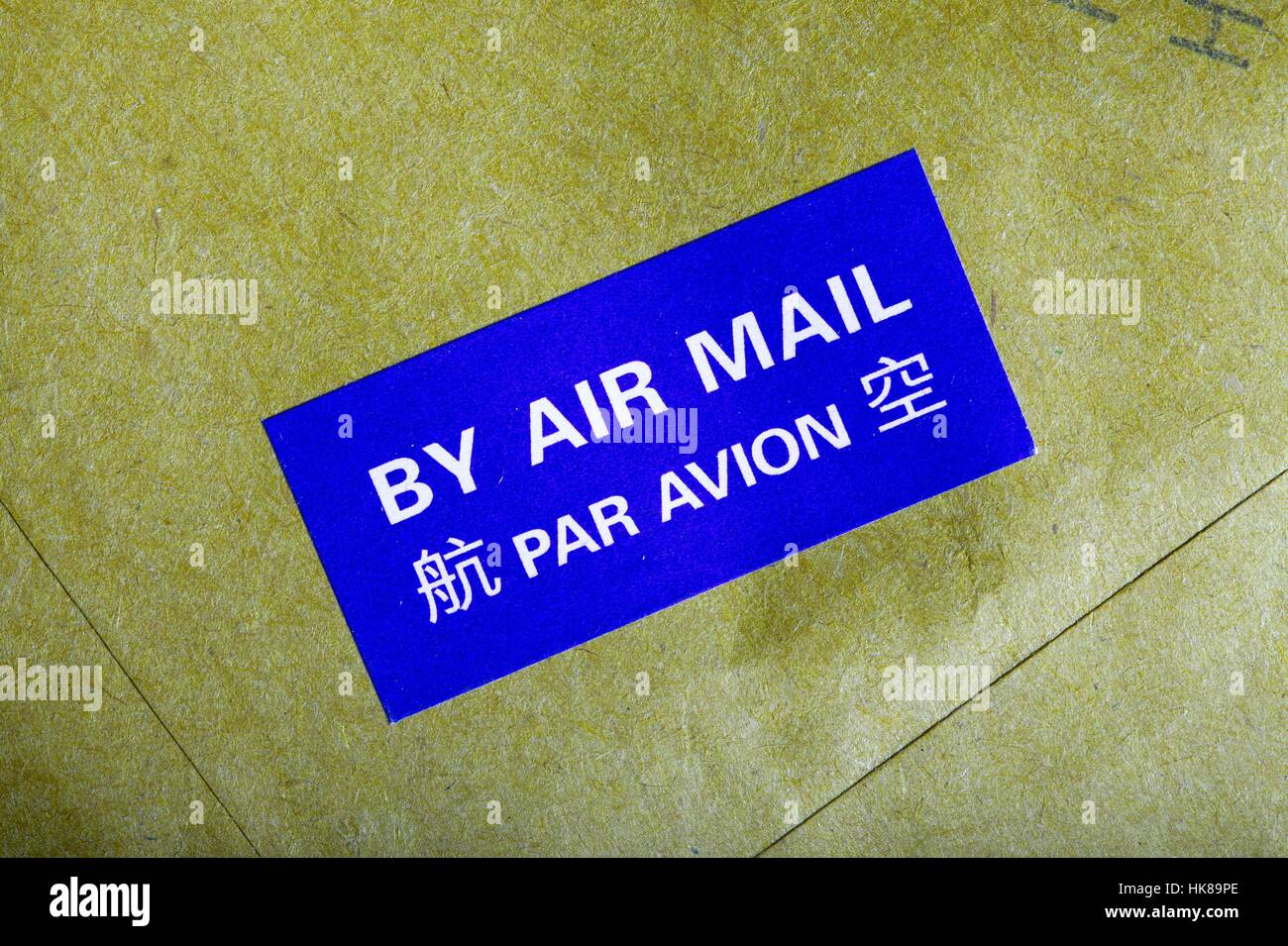 Luftpost aufkleber -Fotos und -Bildmaterial in hoher Auflösung – Alamy