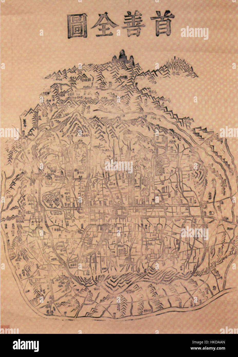 Seoulcarte05 ist eine detaillierte Karte oder Darstellung im ...