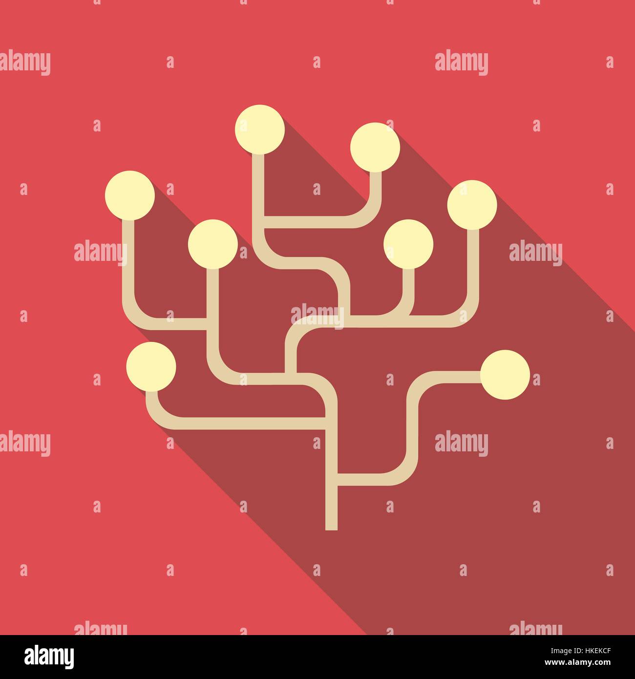 Infografik-Struktur-Symbol. Flache Darstellung der Infografiken ...