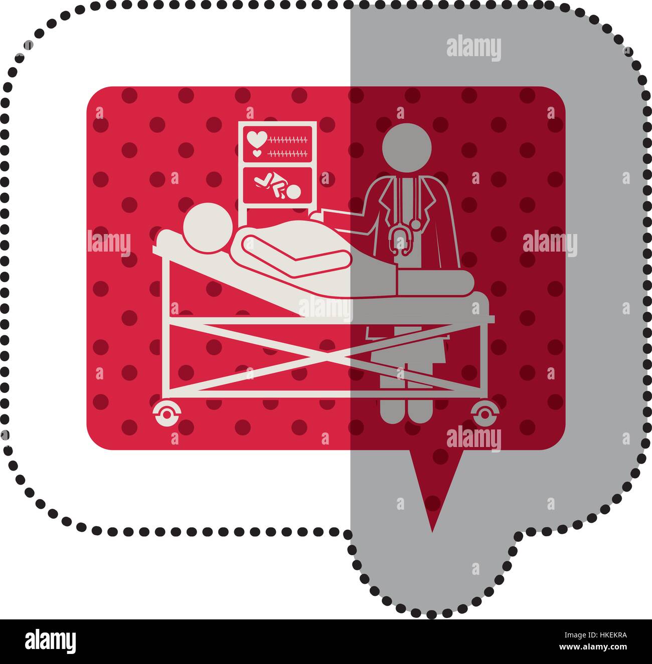 Der Geburt Piktogramm Symbol Vektor Illustration Grafik-design Stock ...