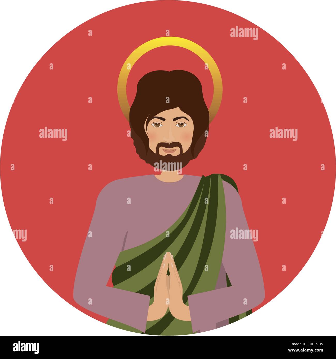 Heiliger Joseph Symbol Vektor Illustration Grafik-design Stock ...